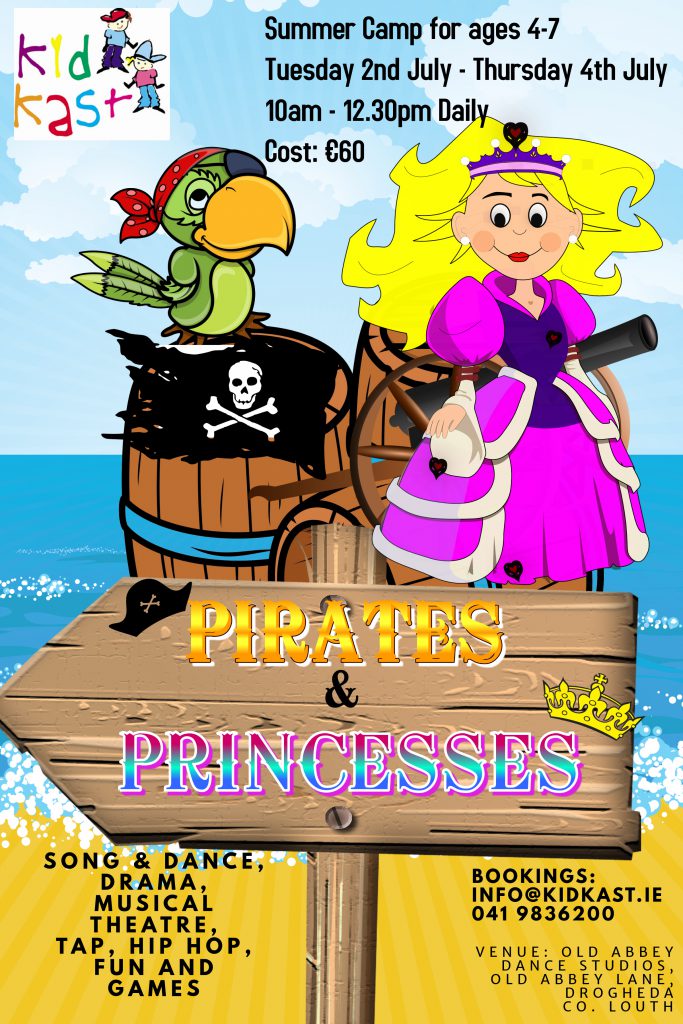 Pirates and Princesses camp - Kid Kast